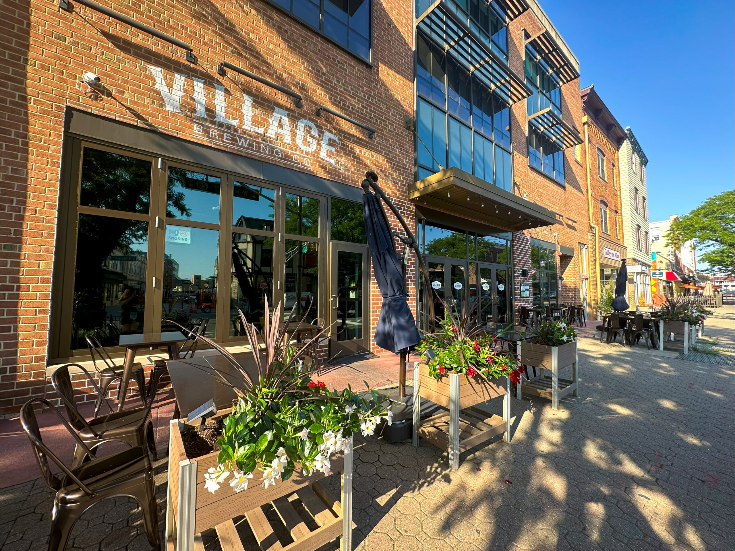 Village Brewing outside dining | Visit Somerset County NJ