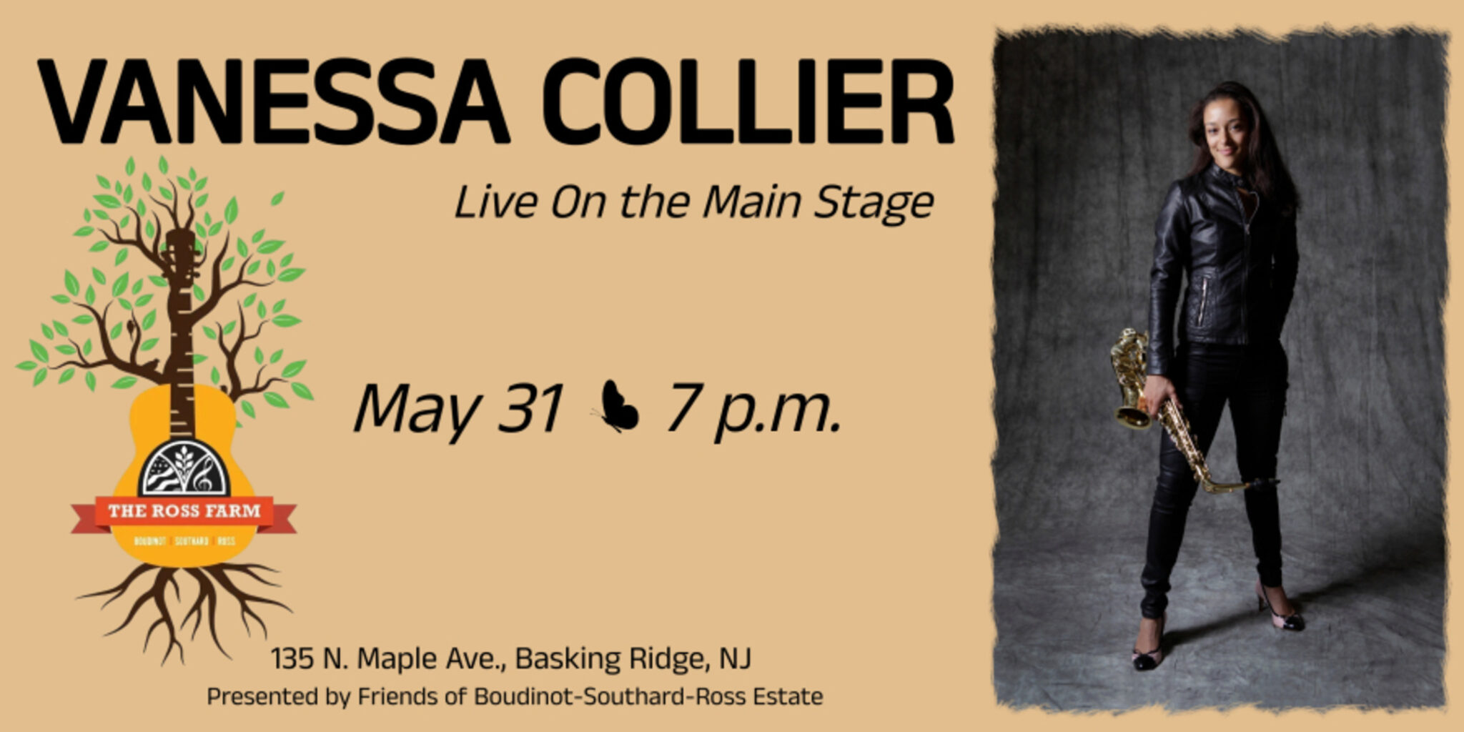 Vanessa Collier Live at the Ross Farm | Visit Somerset County NJ