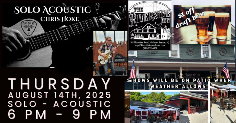 Riverside Inn presents Chris Hoke acoustic solo | Visit Somerset County NJ