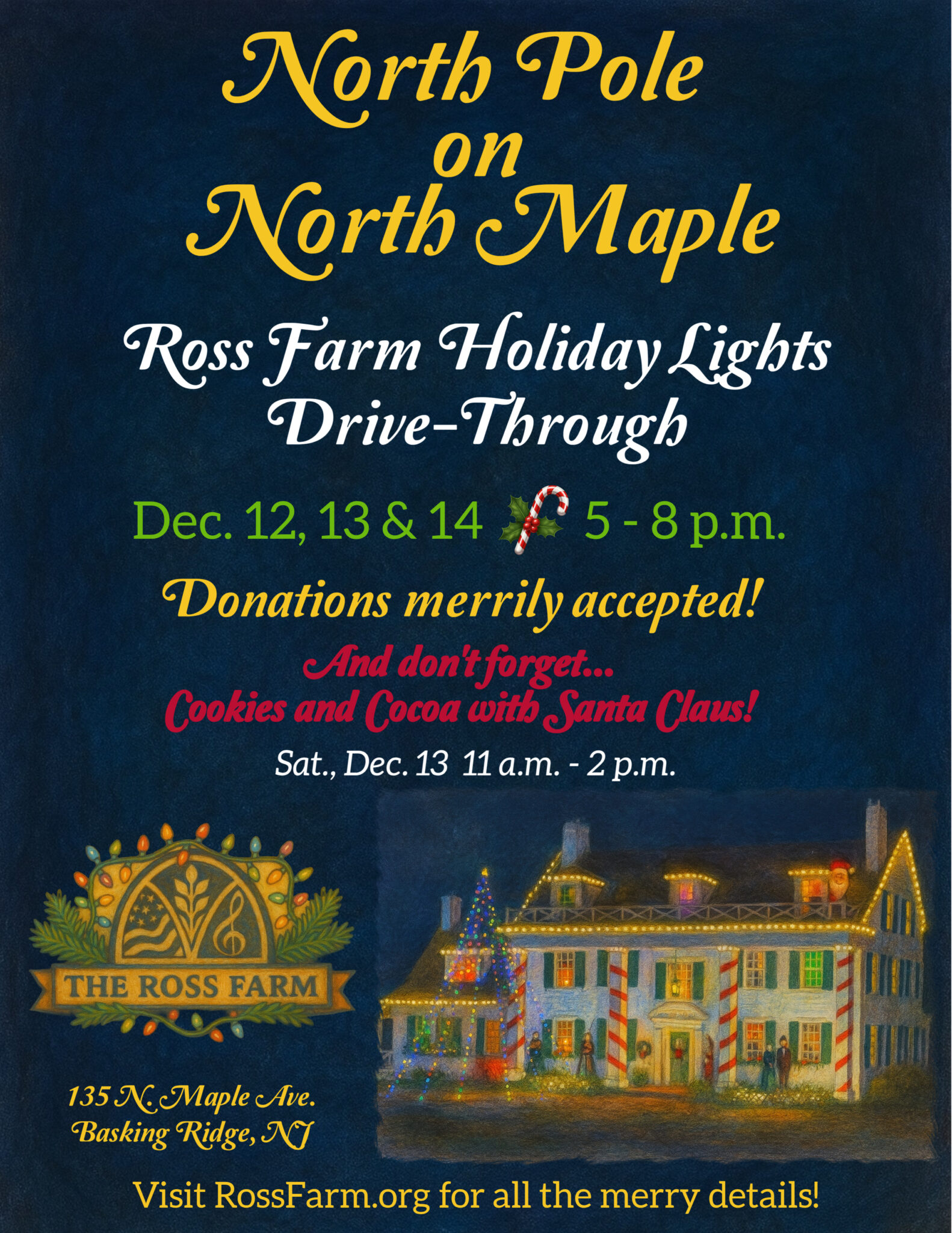 North Pole on North Maple: Ross Farm Holiday Lights Drive-Through ...